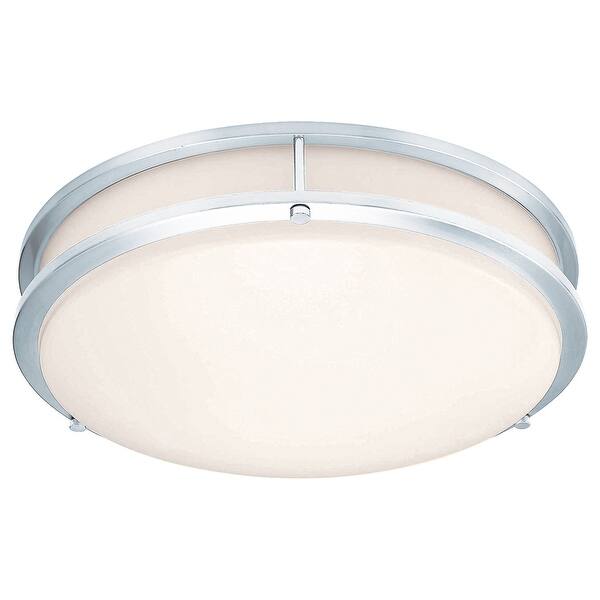 Access Lighting 20500LEDD/ACR Solero II 12" Wide LED Flush Mount Drum - Bed Bath & Beyond - 38063722